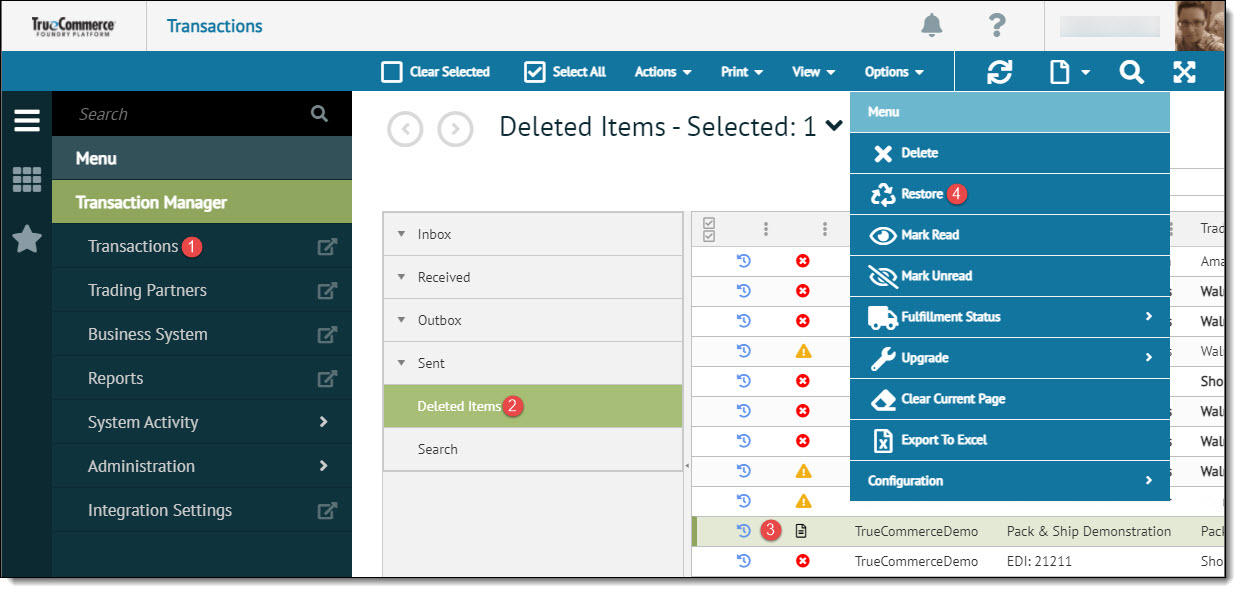 Deleting Transactions 8900